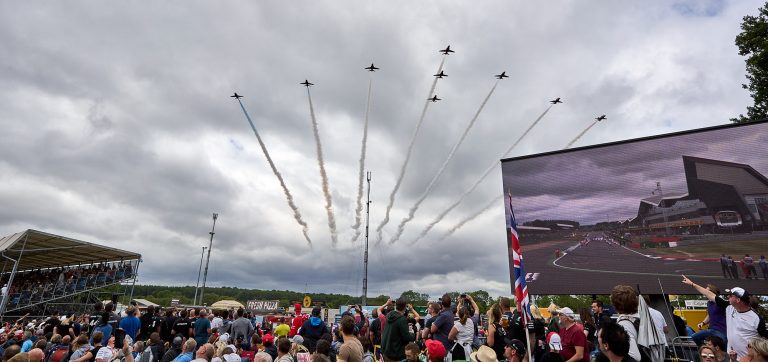 Race day at British F1 GP Silverstone (part one)