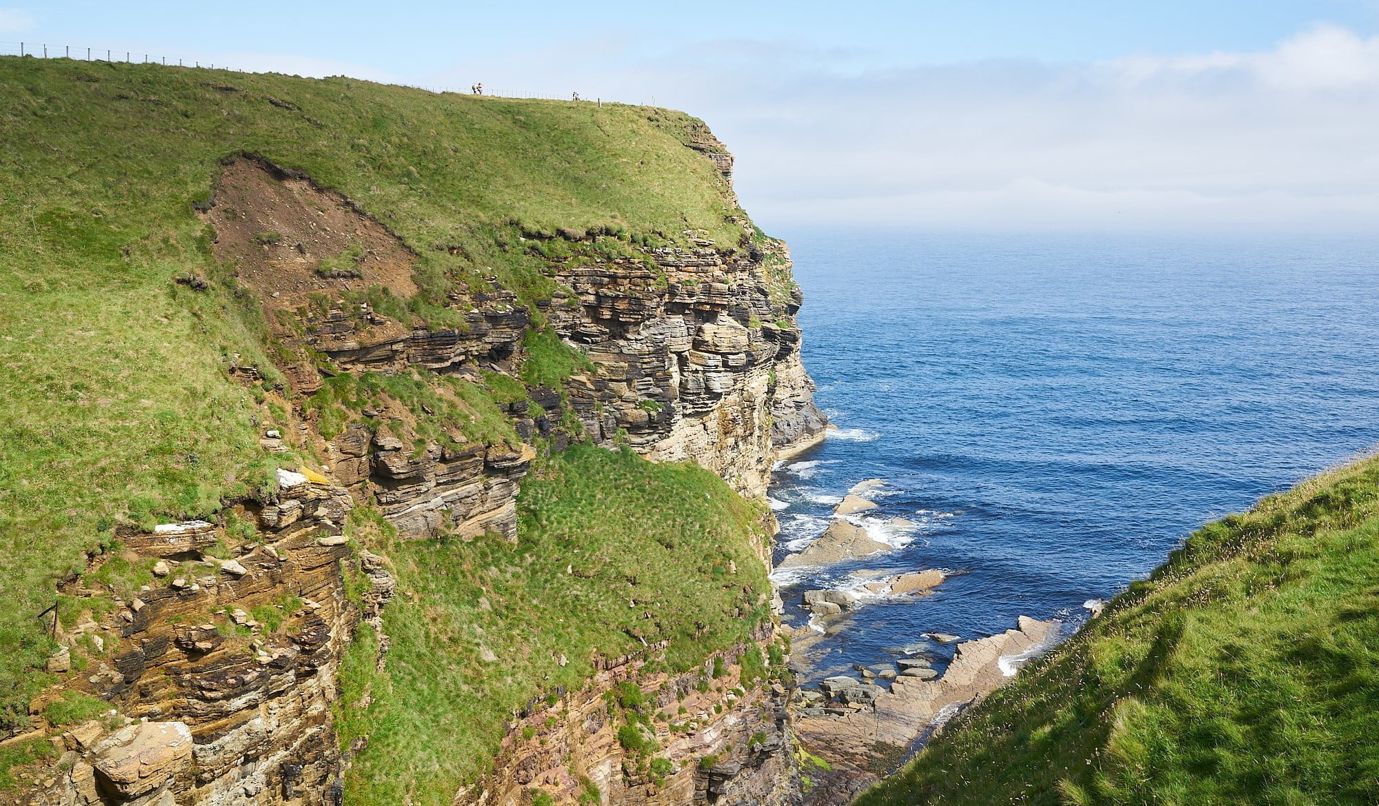duncansby inlet cliff to north sea - Photography...mostly.