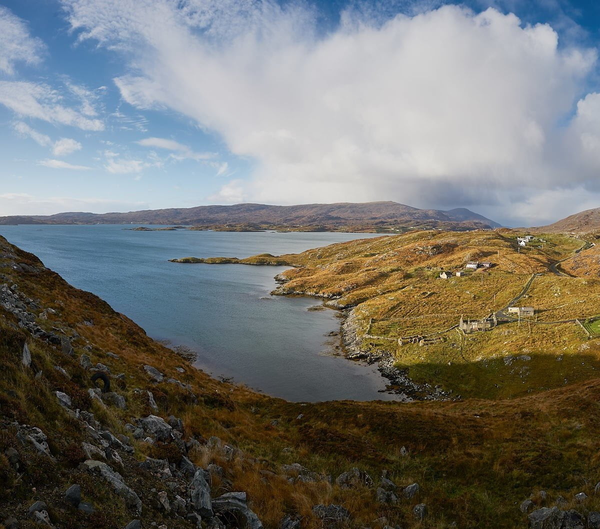 Harris Scotland on the Outer Hebrides and Isle of Scalpay