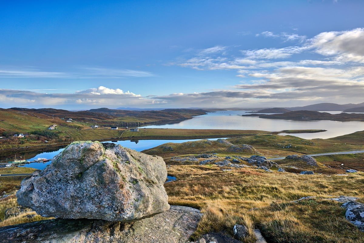 Uig on the Isle of Lewis, Outer Hebrides Scotland